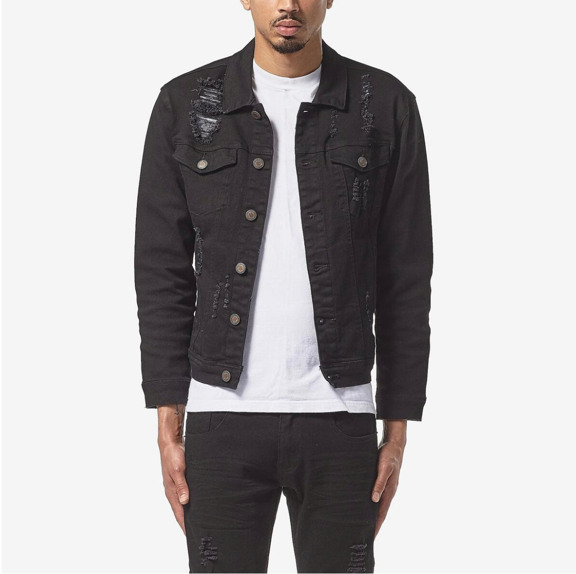 Copper Rivet Denim Jacket .– Bold Outfitters